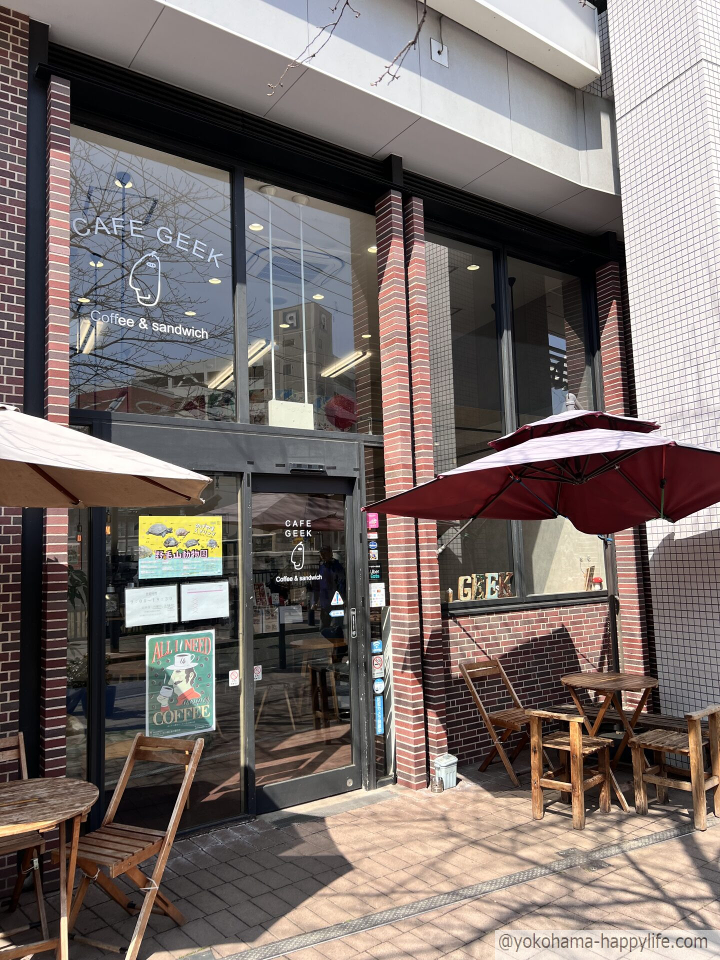 【日ノ出町】『cafe geek』さくっ・ふわっ食感のエアリーワッフル！？｜子なし夫婦LIFE